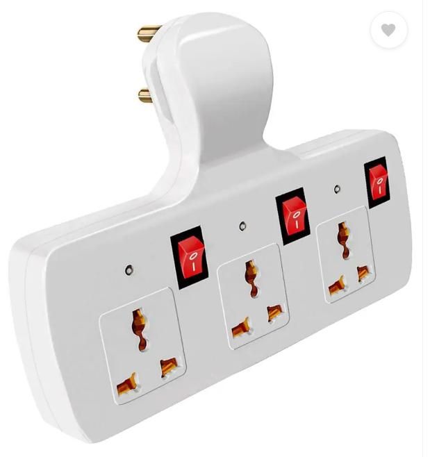 3 Pin Multi Plug Point Cordless Wall Socket Extension Board – BROTHER'S ...