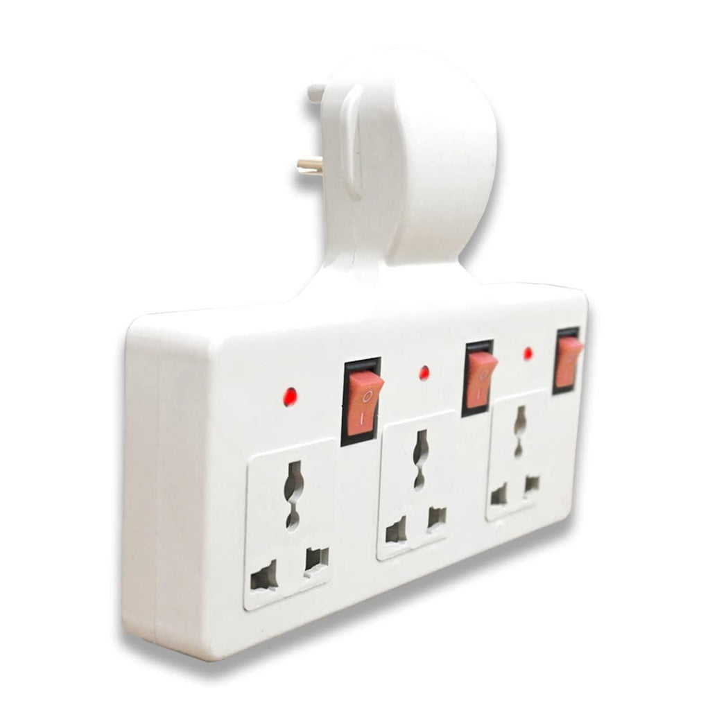 3 Pin Multi Plug Point Cordless Wall Socket Extension Board – BROTHER'S ...